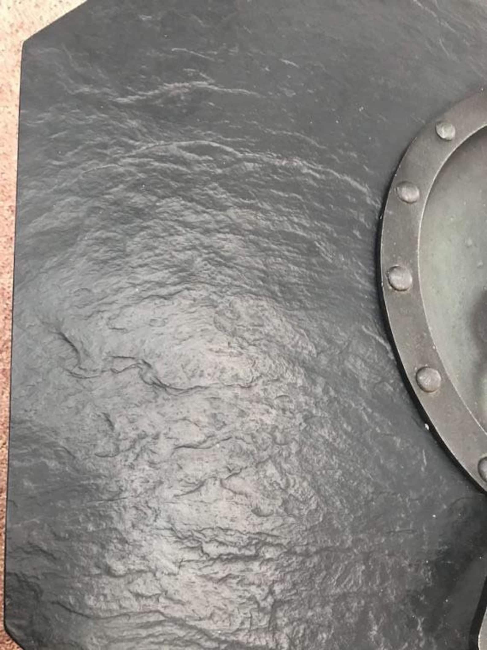 Vintage Mid-century Slate Wrought Iron Cocktail/coffee Octagonal Ash ...