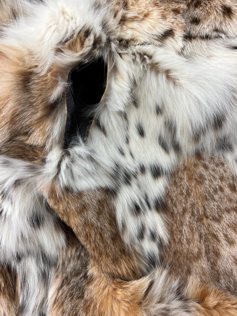 Beautiful Vintage Genuine Spotted Lynx Full Length Fur Coat - Etsy