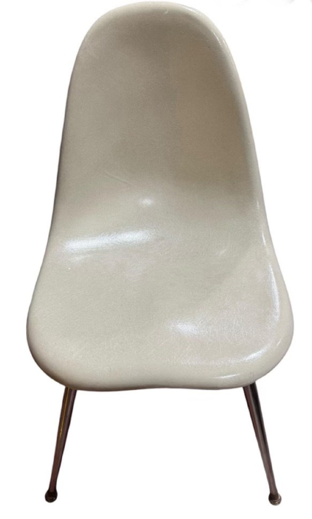 Chromcraft Stylish Mid Century Modern Beige Fiberglass Shell Chair - Etsy