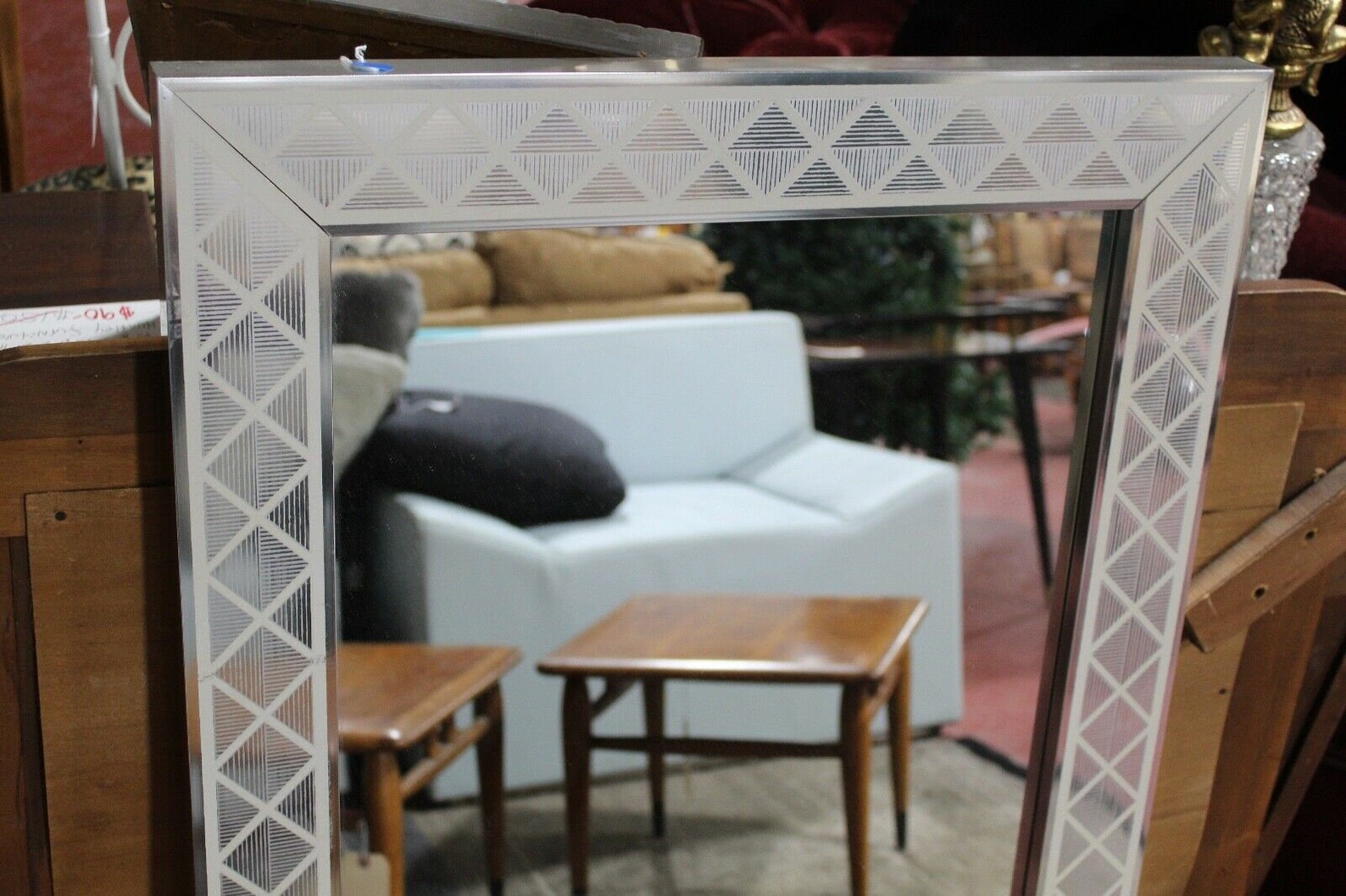 Greg Copeland Vintage Op Art Mirror Mid Century Modern Signed and Dated ...