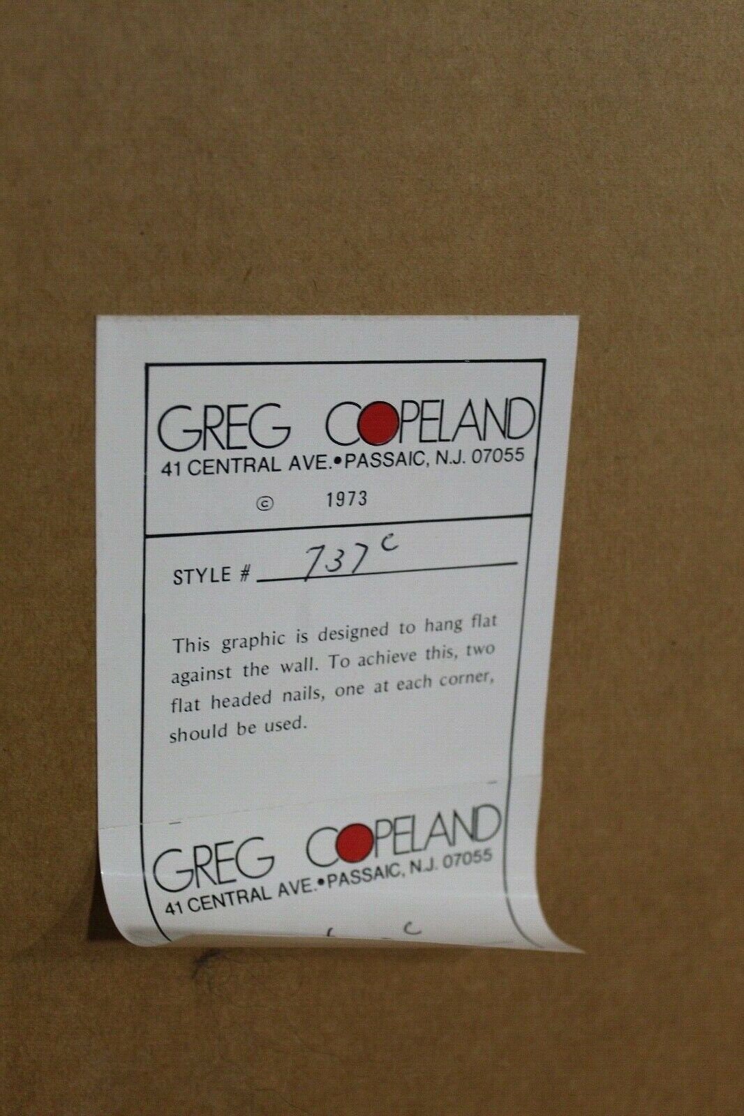 Greg Copeland Vintage Op Art Mirror Mid Century Modern Signed and Dated ...
