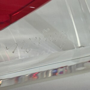 Signed David Muniz Acrylic/lucite Sculpture Art Piece in Transparent ...