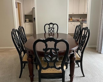 Thomasville chippendale dining room set store