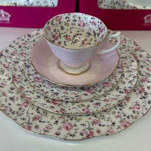 Royal Albert Rose Confetti China Place Settings – Service for Four (5 ...