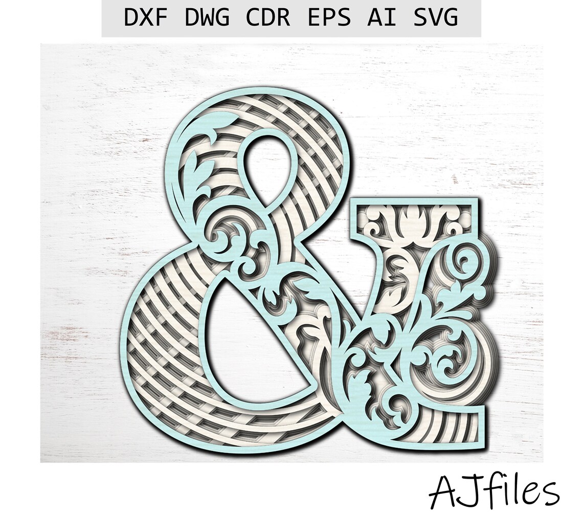 Layered Numbers Bundle Laser Cut Mandala Number Numbers SVG - Etsy