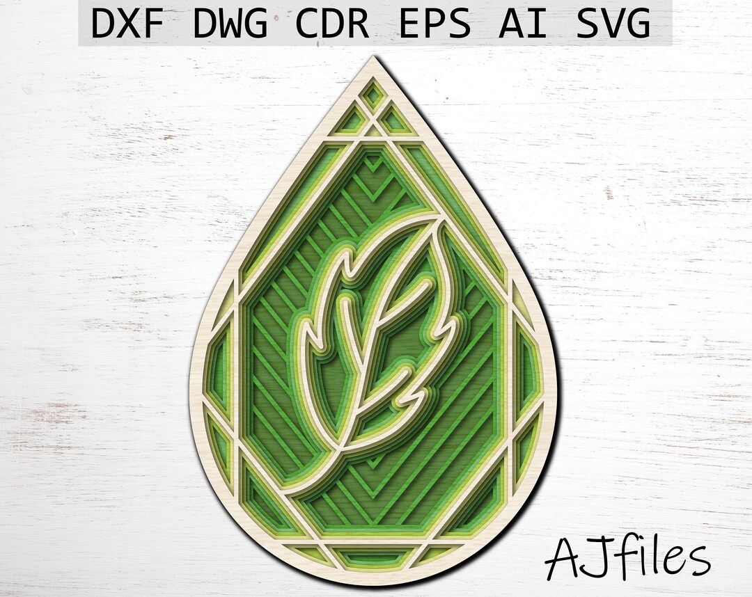 Earth Four Elements Mandala SVG: Multilayer Laser Cut File (digital ...