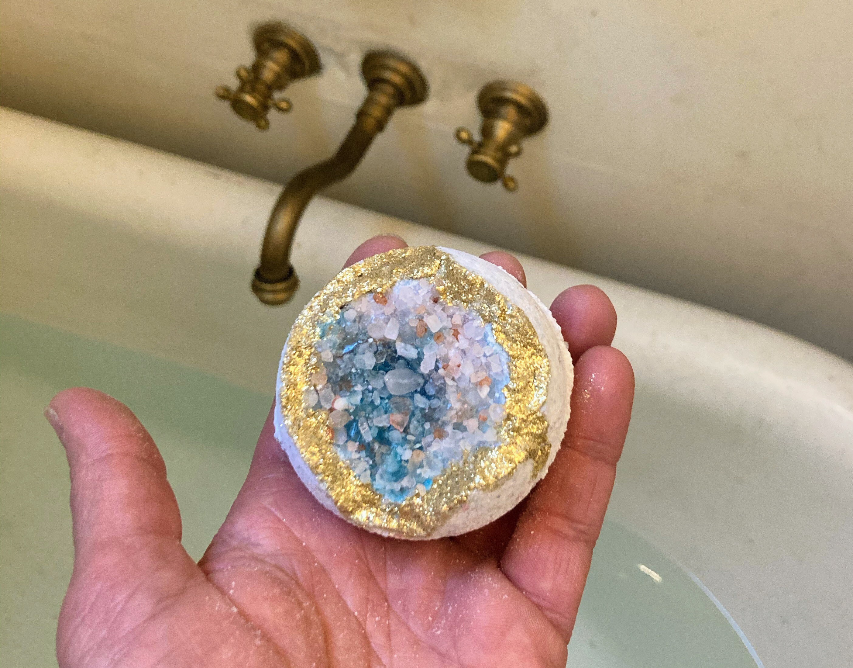 Geode Bath Bomb - Etsy