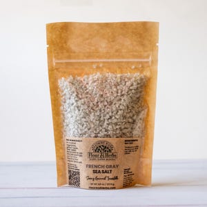French Gray Sea Salt | Mineral-rich and Subtle Gourmet Salt for Cooking ...