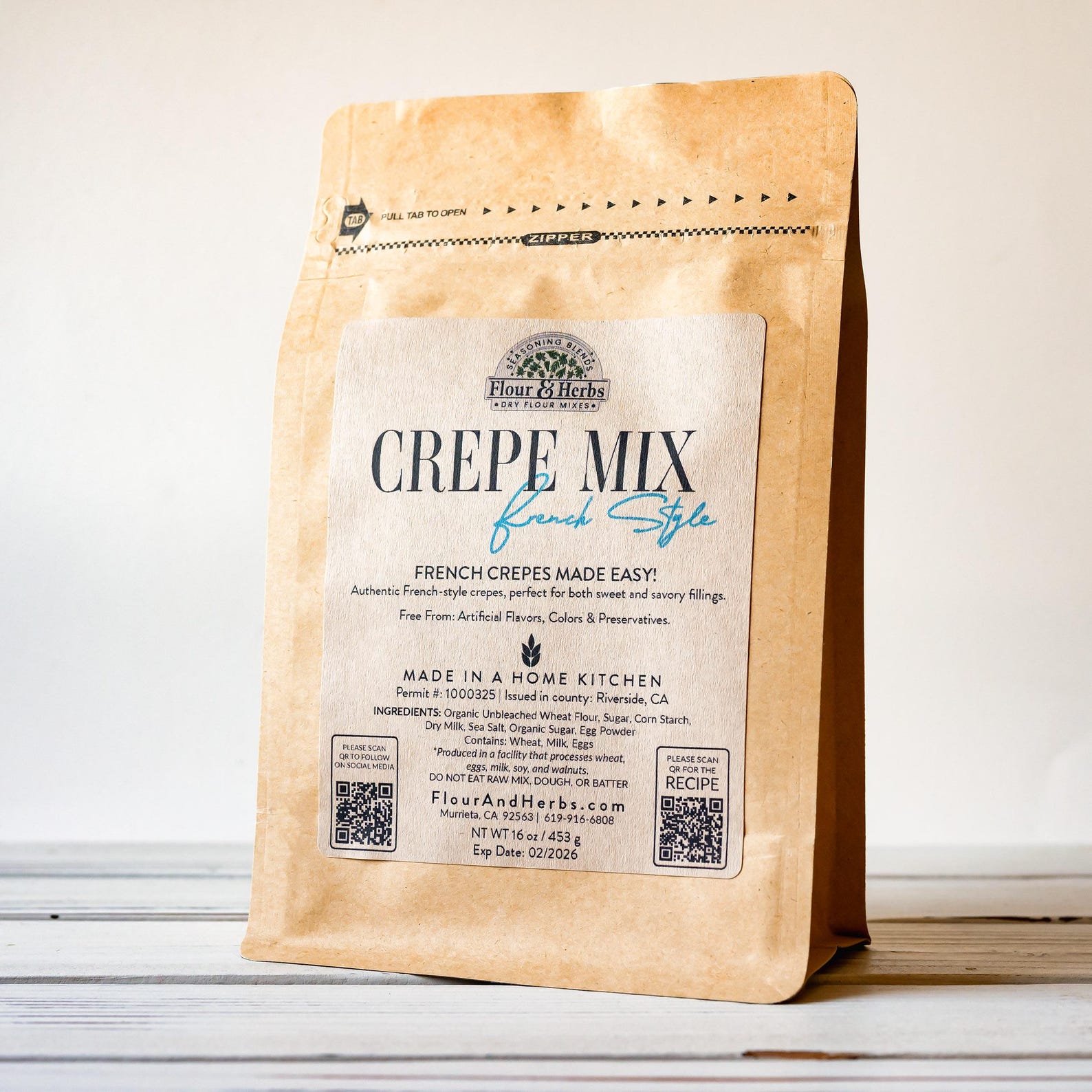 Authentic French Crepe Mix – Easy Homemade Crepes - Etsy