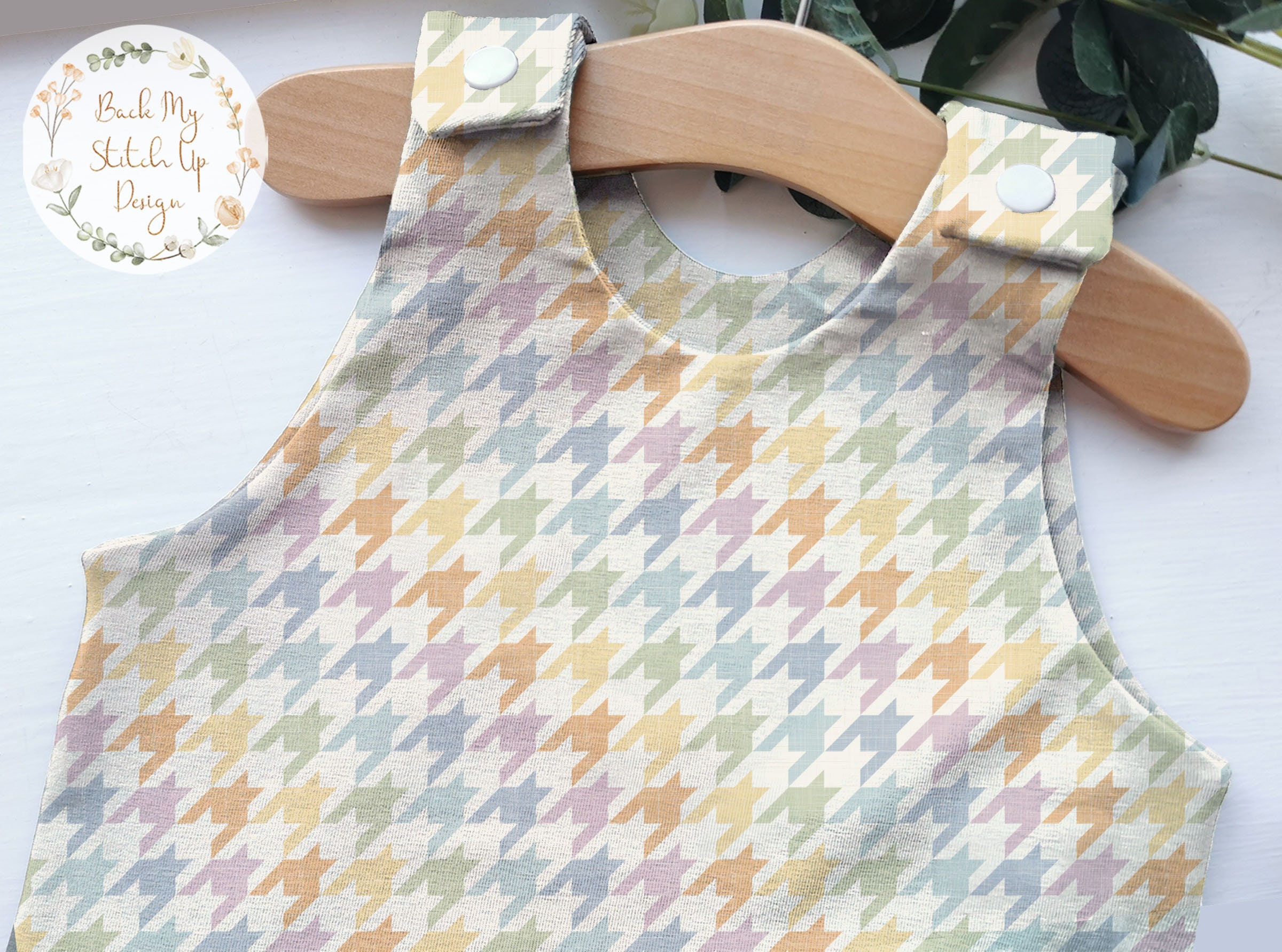 Retro Houndstooth Seamless Pattern, Pastel Houndstooth Seamless File ...
