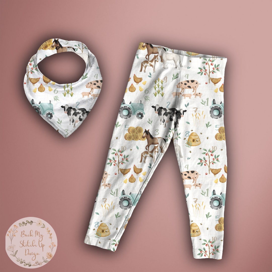 Realistic Leggings and Bib Mock-up for Photoshop Procreate Sketchbook ...