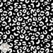 Mono Leopard Print Seamless Pattern, Black and White Cheetah Skin ...