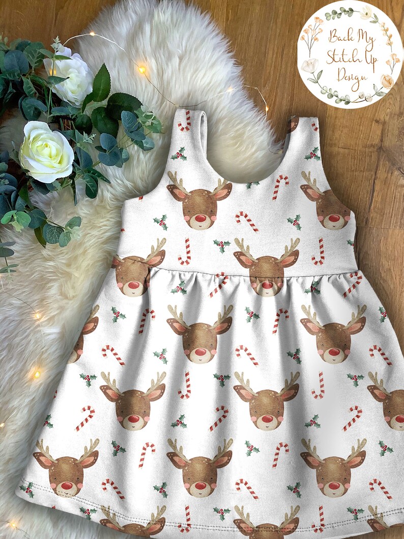 Rudolph Fabric Design Rudolph Seamless Pattern Red Nosed - Etsy
