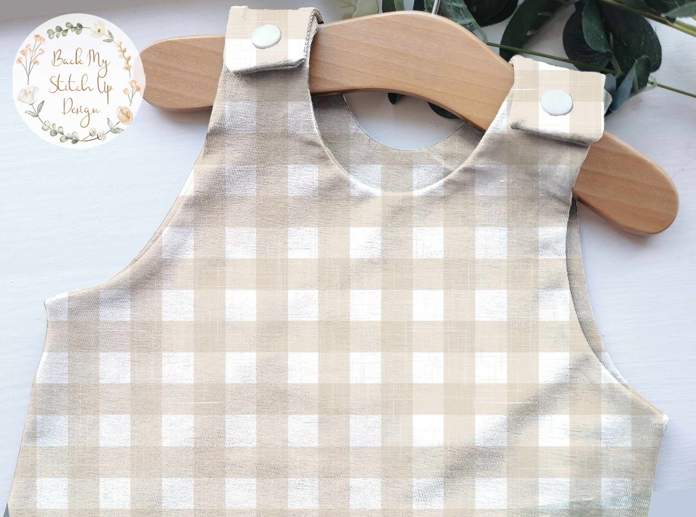 Neutral Gingham Seamless Pattern, Beige Check Fabric Design, Beige ...