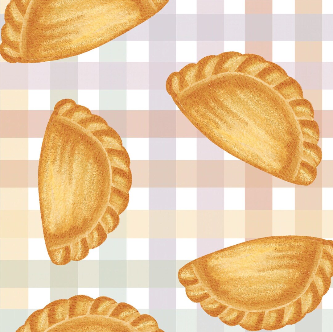 Cornish Pasty Seamless Pattern, Cornish Pasty Fabric Design, British ...