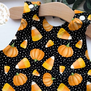 Candy Corn Seamless Pattern, Halloween Pumpkin Seamless Pattern, Candy ...