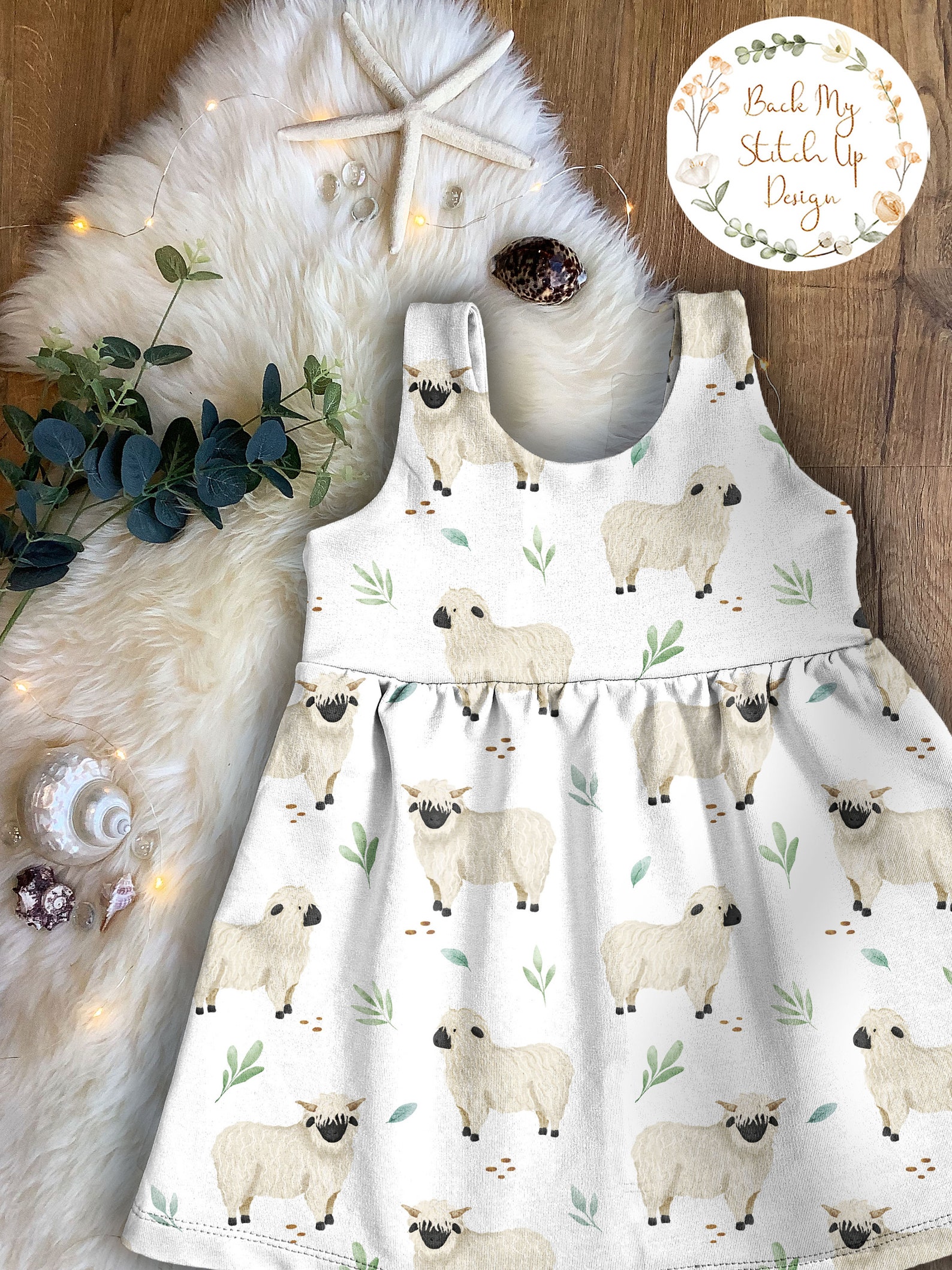 Sheep Seamless Pattern, Farm Seamless Pattern, Cute Sheep Fabric Design ...