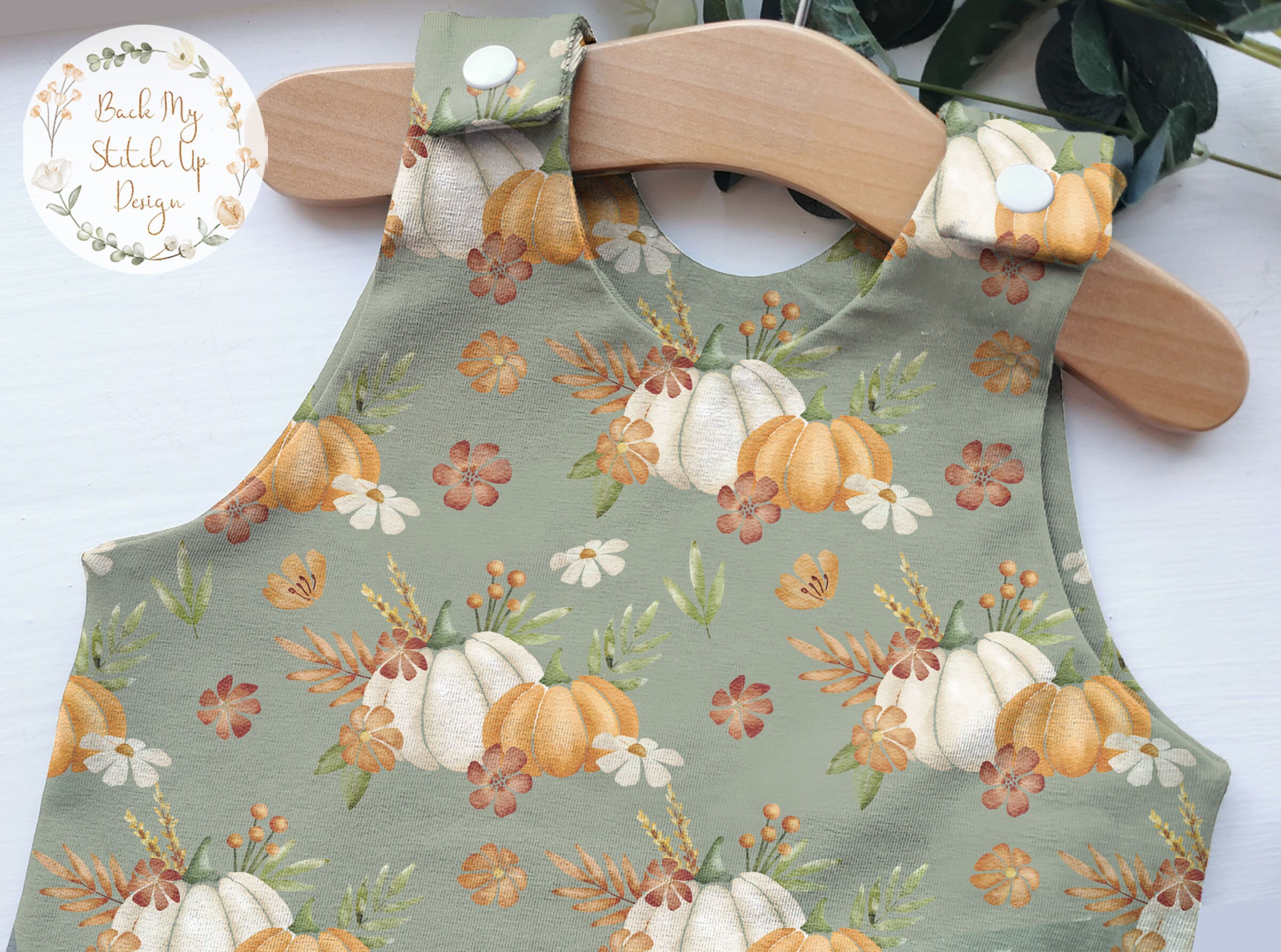 Floral Pumpkin Seamless Pattern Boho Floral Watercolour - Etsy