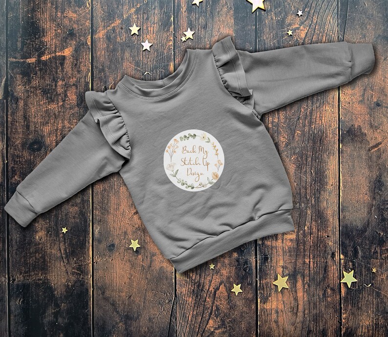 Realistic Sweater Mock-up Template for Photoshop and Procreate, Frill ...