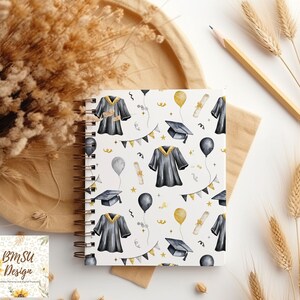 College Graduation Seamless Pattern, University Graduation Digital ...