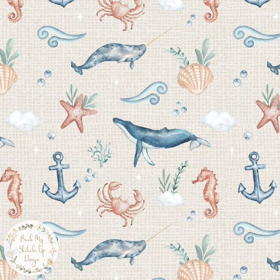 Seamless Ocean Pattern