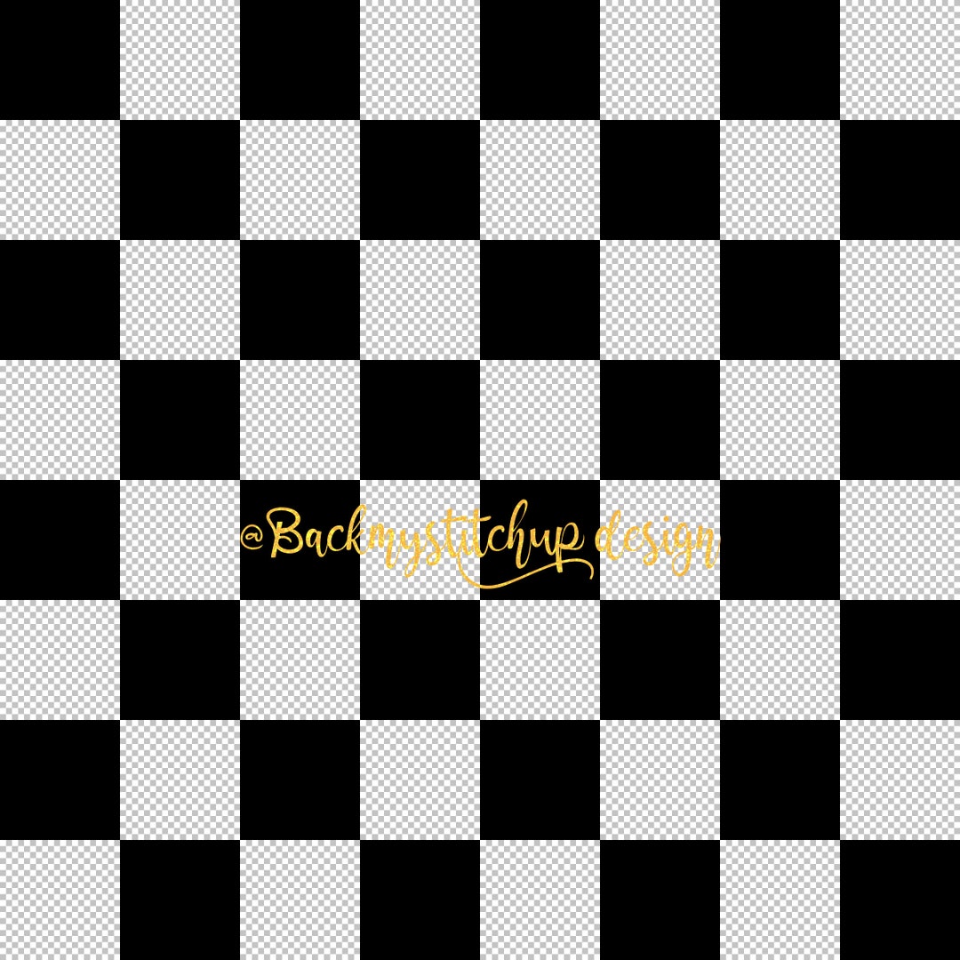 Colour Your Own Checks Seamless Pattern, Checkers Digital File for ...