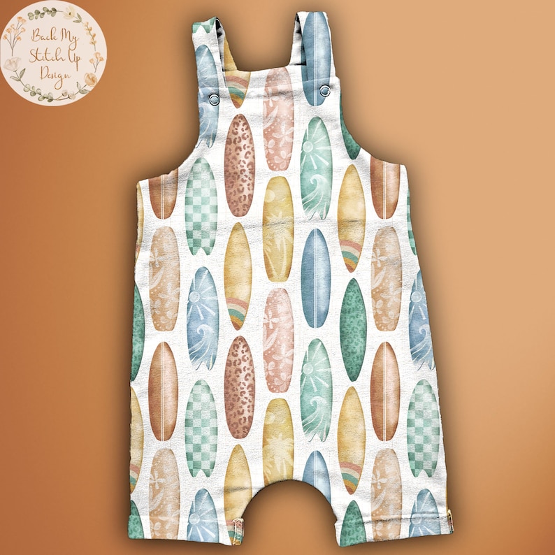 Surfboard Seamless Pattern Summer Beach Seamless File Boho - Etsy