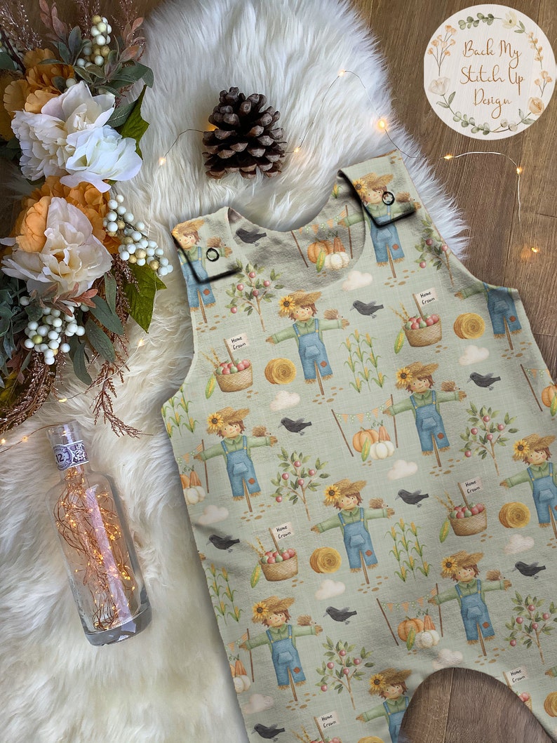 Scarecrow Seamless Pattern Scarecrow Fabric Design Autumn - Etsy