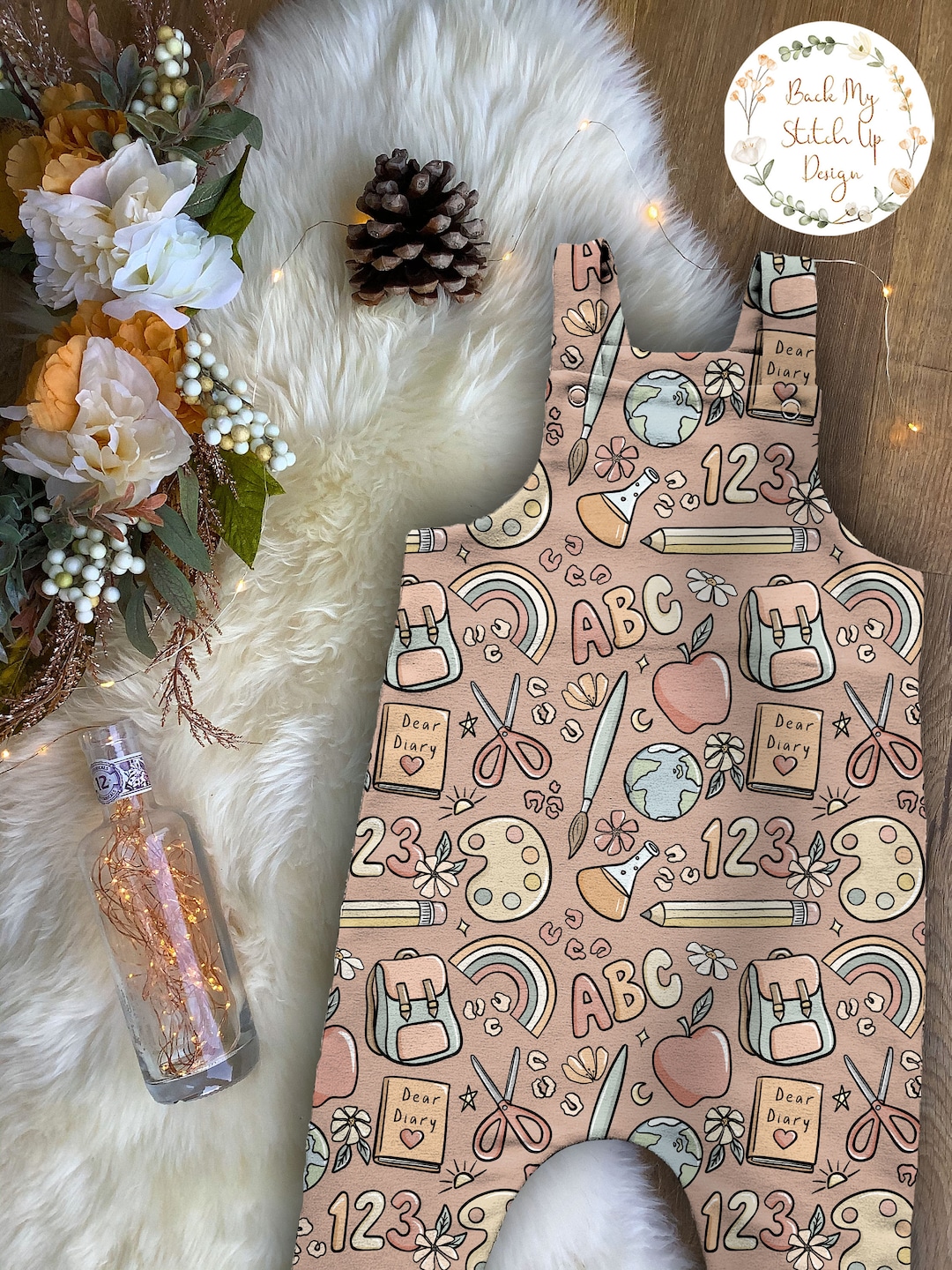 Realistic Dungaree Mock-up Template for Photoshop / Procreate ...