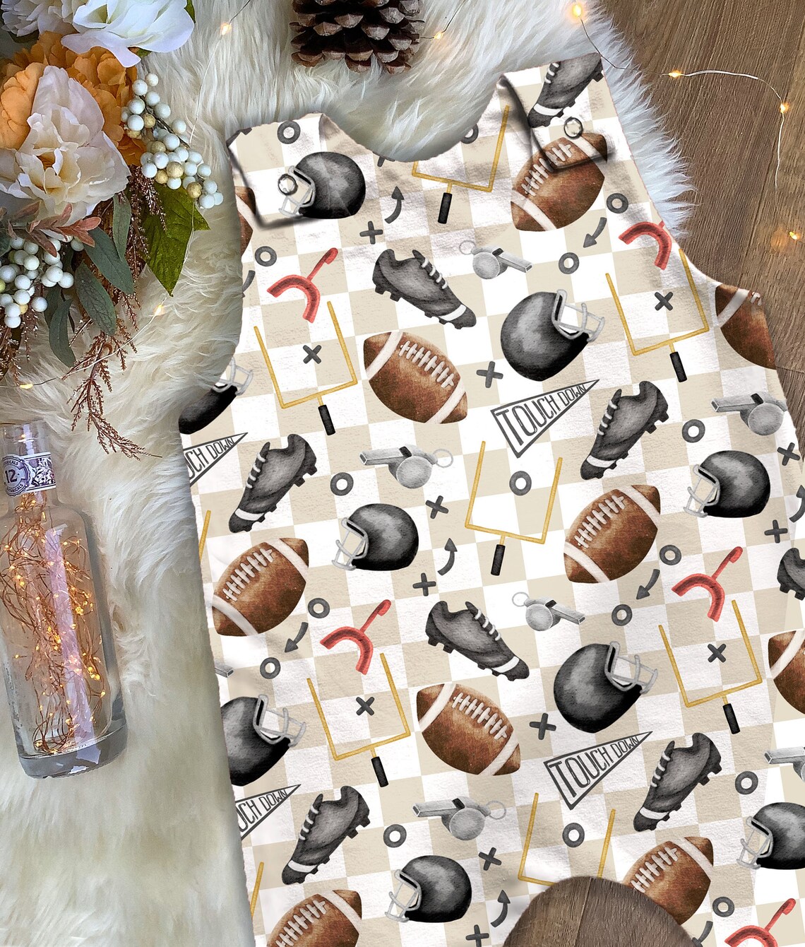 American Football Seamless Pattern, Football Digital Paper, US Sport ...