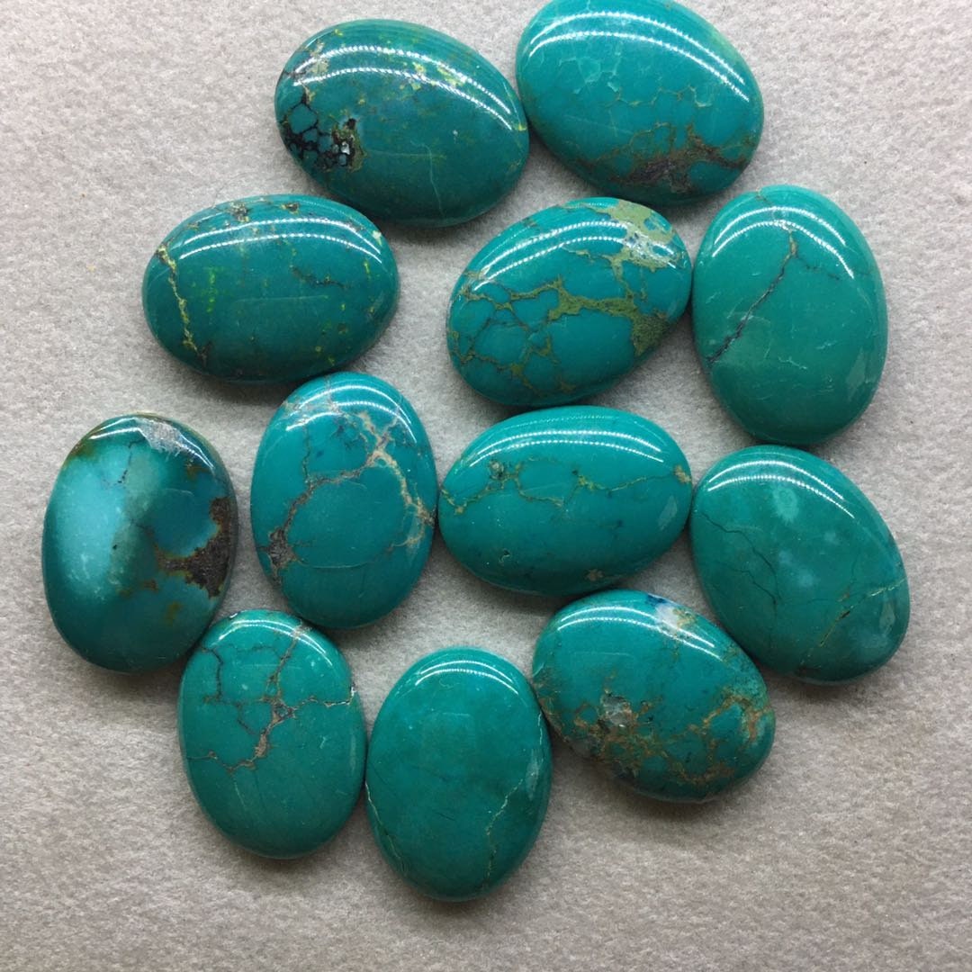 Turquoise 4x16x22mm Oval Shape H027 - Etsy UK