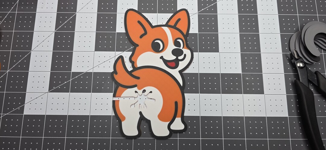 3 Pack of Corgi Butt Bread Clips 6" - Etsy