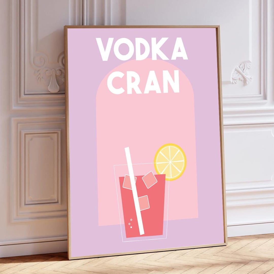 Vodka Cran Print - Etsy