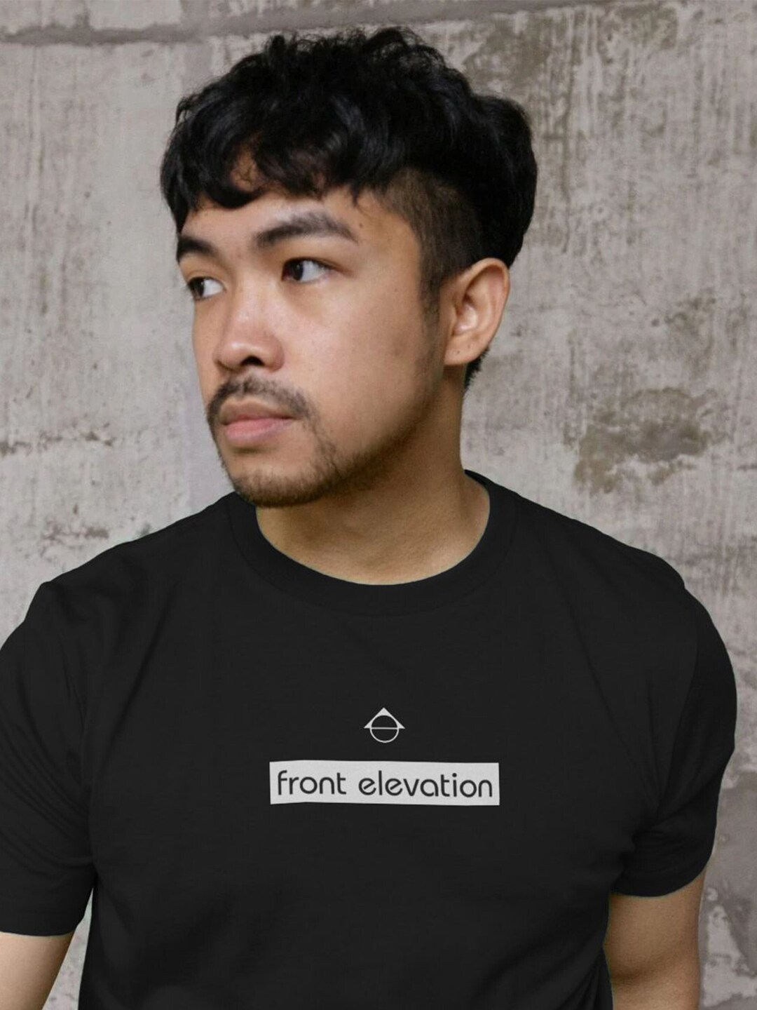 Architect Gift T-shirt, Front Elevation, Mens Black Tshirt Architecture ...
