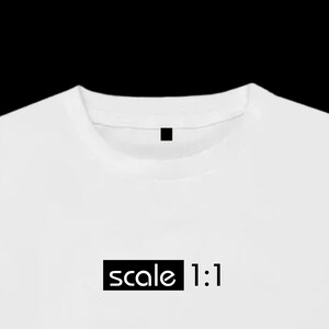 Maths Shirt, Scale Funny Designer Tshirt, Minimalist Unisex Gift for ...