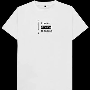 I Prefer Drawing, Gift for Architects Unisex Gift for Designers, Funny ...