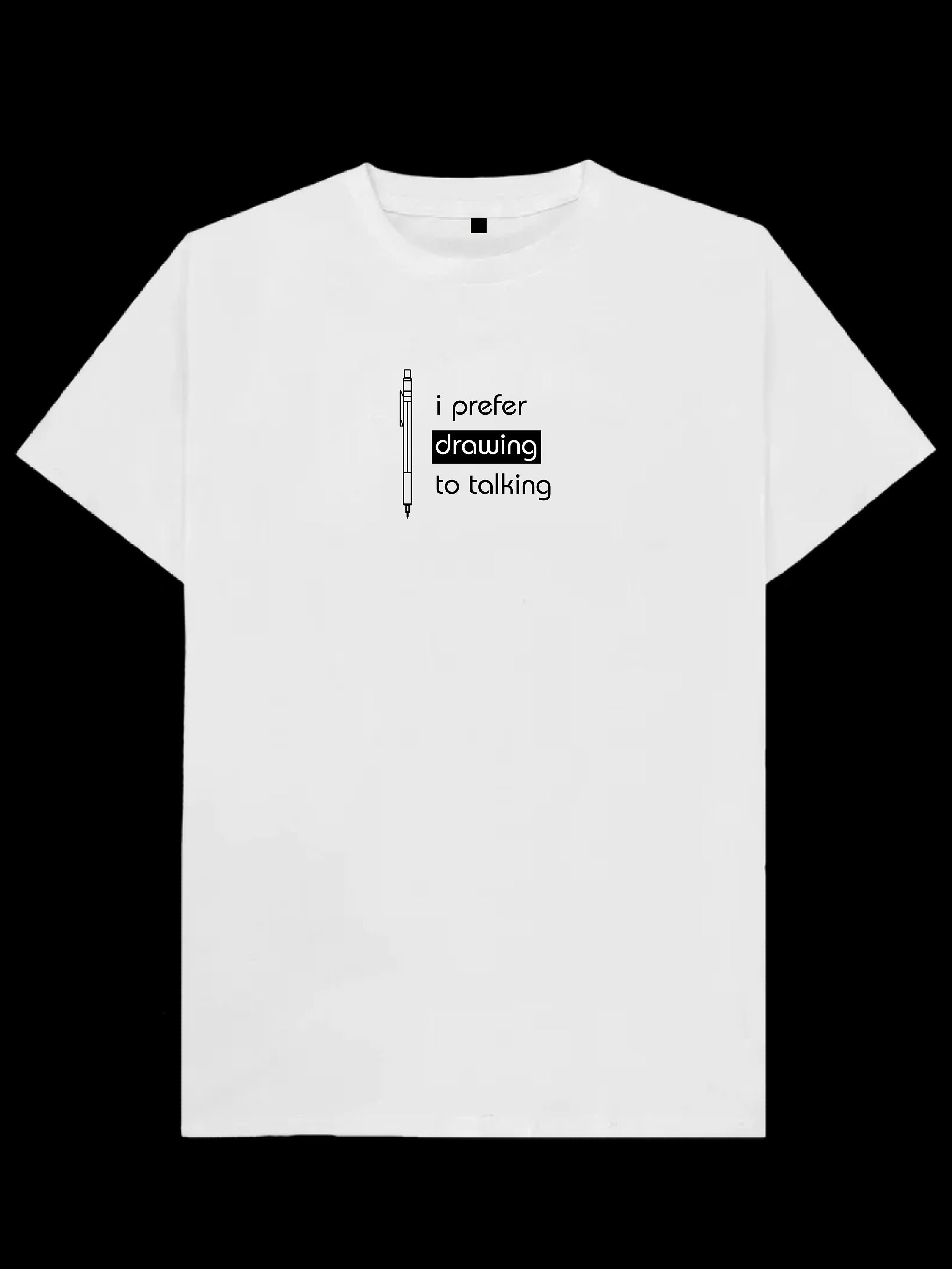 I Prefer Drawing, Gift for Architects Unisex Gift for Designers, Funny ...