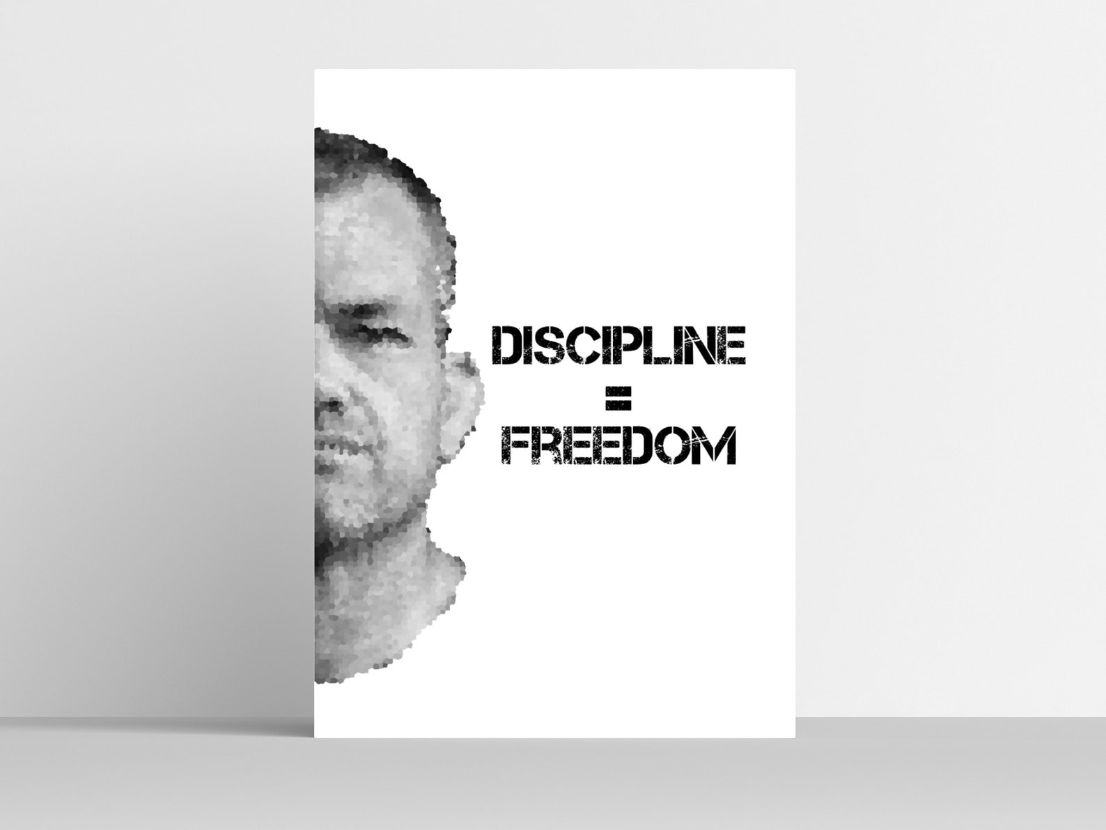 Jocko Willink Polygon Art Poster. “discipline Equals Freedom ...