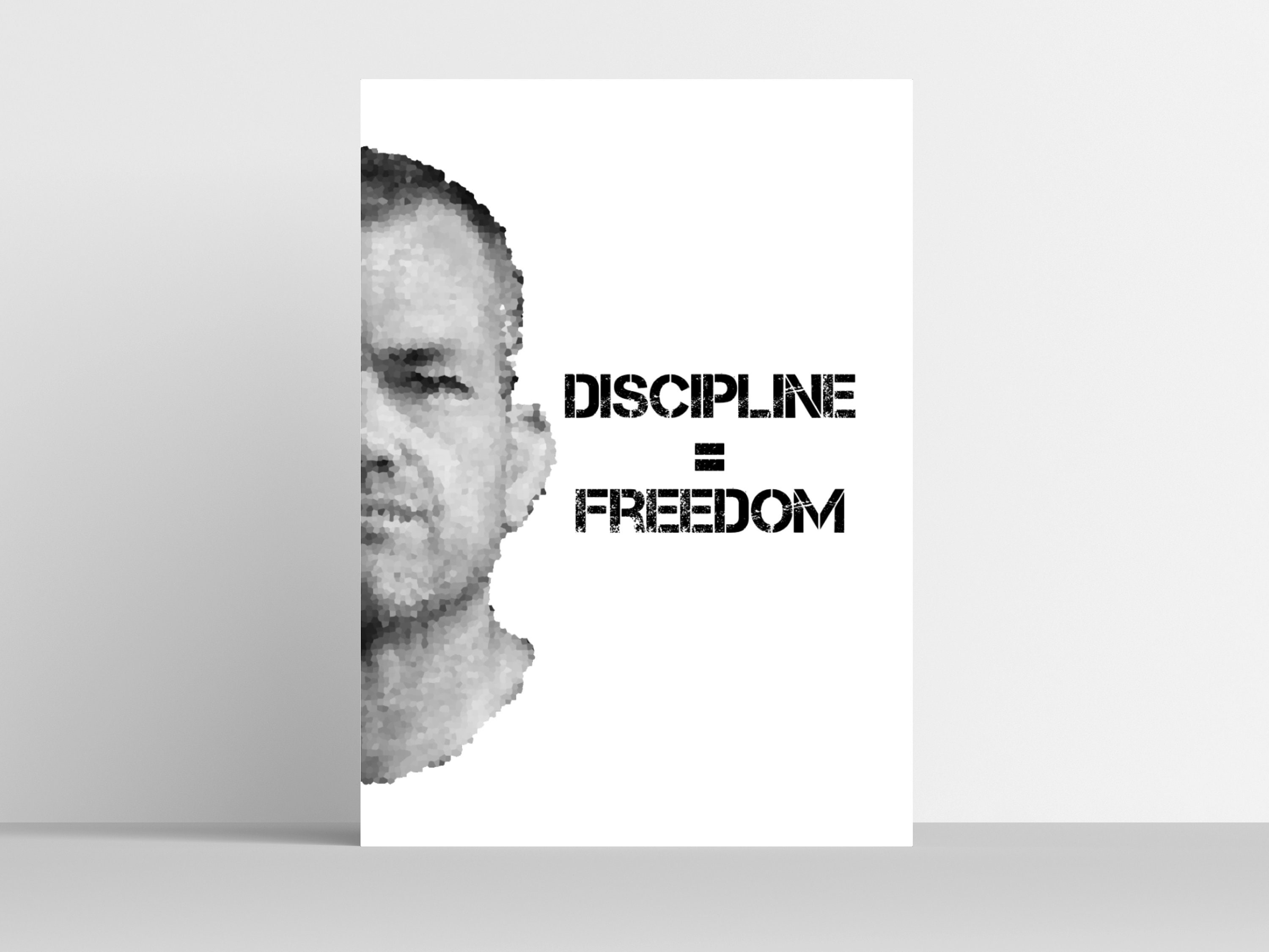 Jocko Willink Polygon Art Poster. “discipline Equals Freedom ...