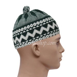 Muslim Turkish Kufi Prayer Hat Egyptian Skull Cap,topi MEN Woolen ...