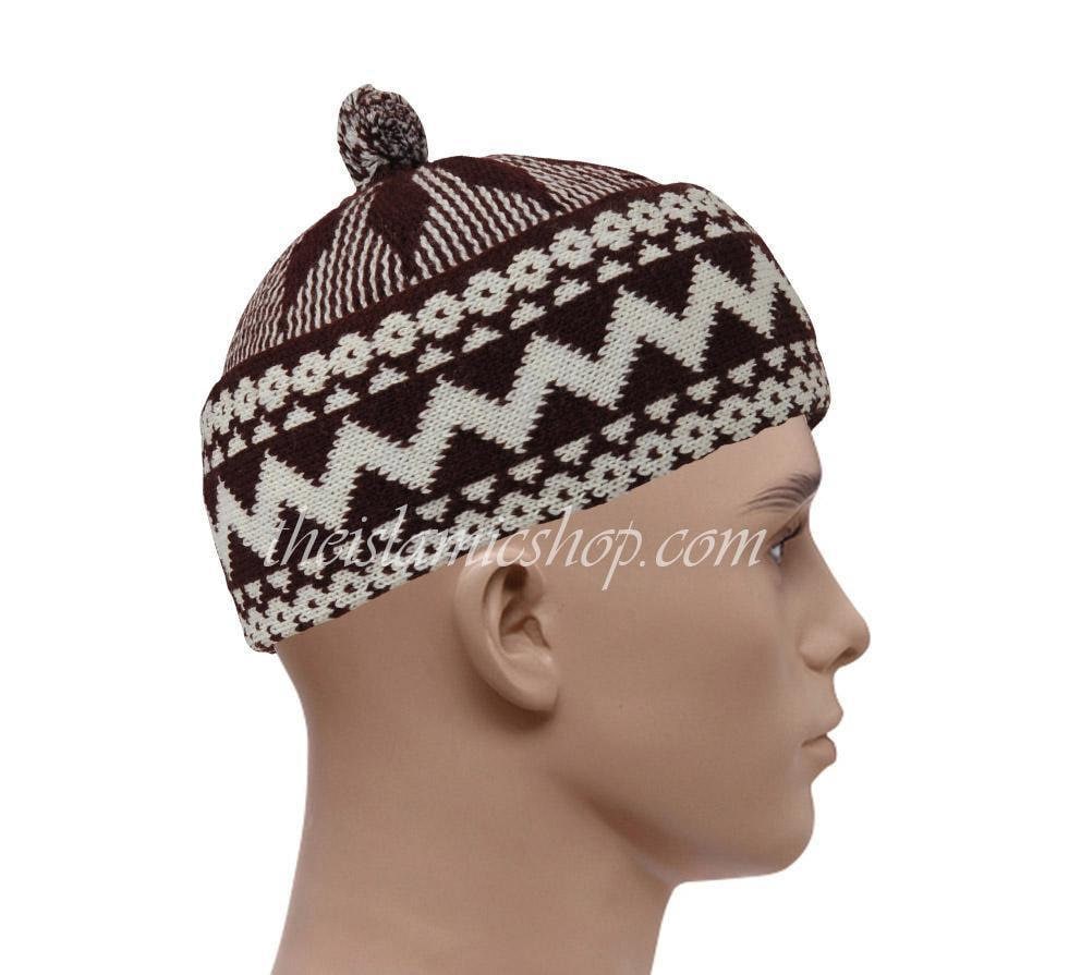 Muslim Turkish Kufi Prayer Hat Egyptian Skull Cap,topi MEN Woolen ...