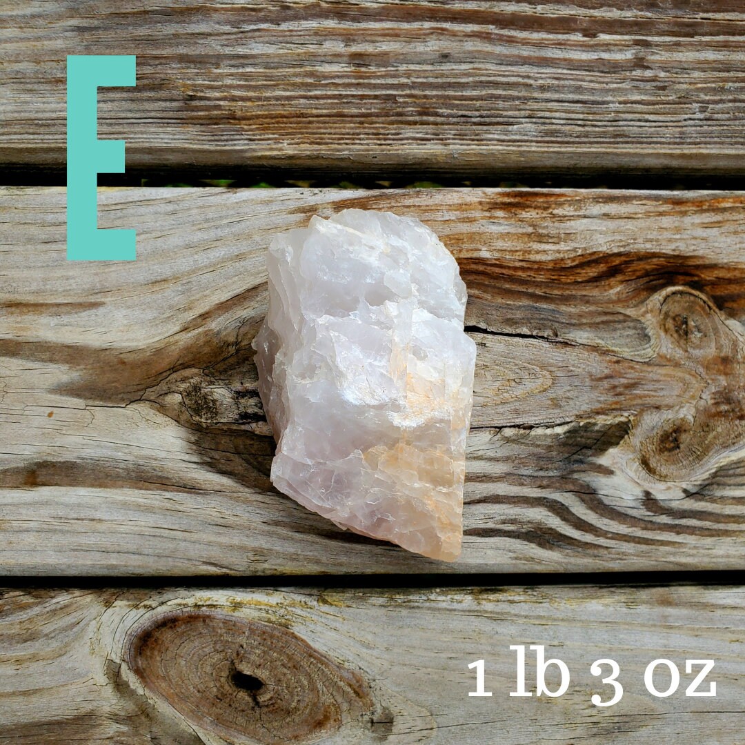 Rose Quartz Raw Rose Quartz mined in Georgia USA Large | Etsy