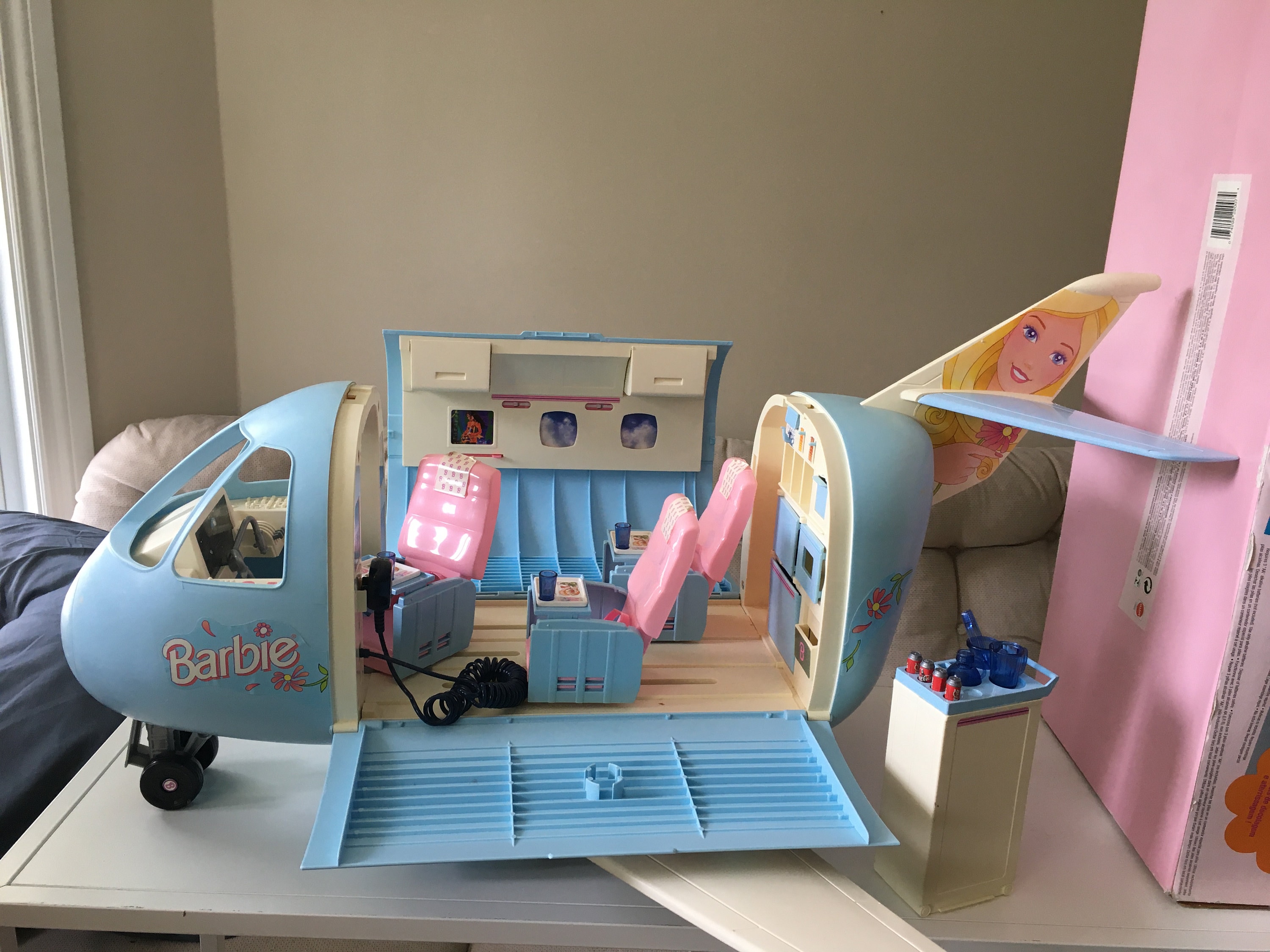 Toys Push & Pull Toys Vintage 1999 Mattel Barbie Doll Powder Blue Jumbo ...