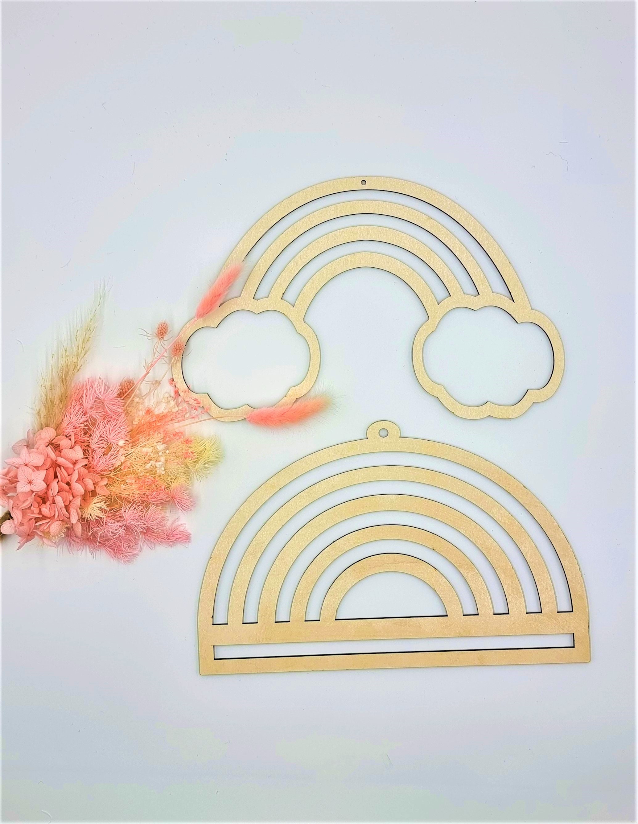 Rainbow Frame | Macrame Rainbow Frame - Etsy