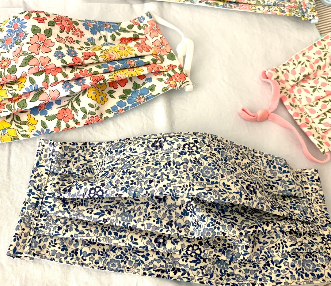 Liberty of London Fabric Face Mask: Adjustable Cotton, Mommy & Me - Etsy