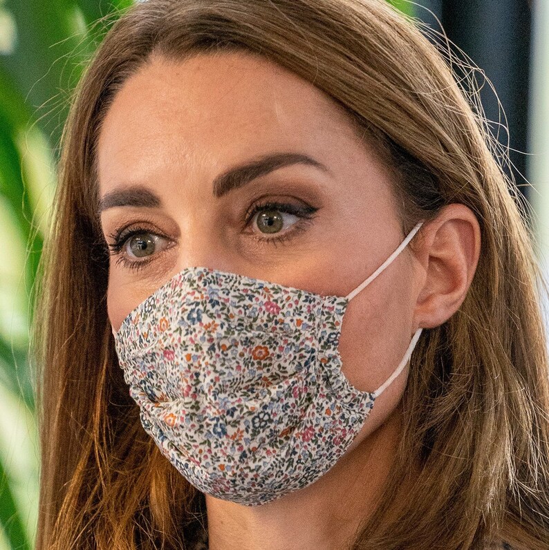 TWO PACK Liberty of London Kate Middleton Mask for - Etsy