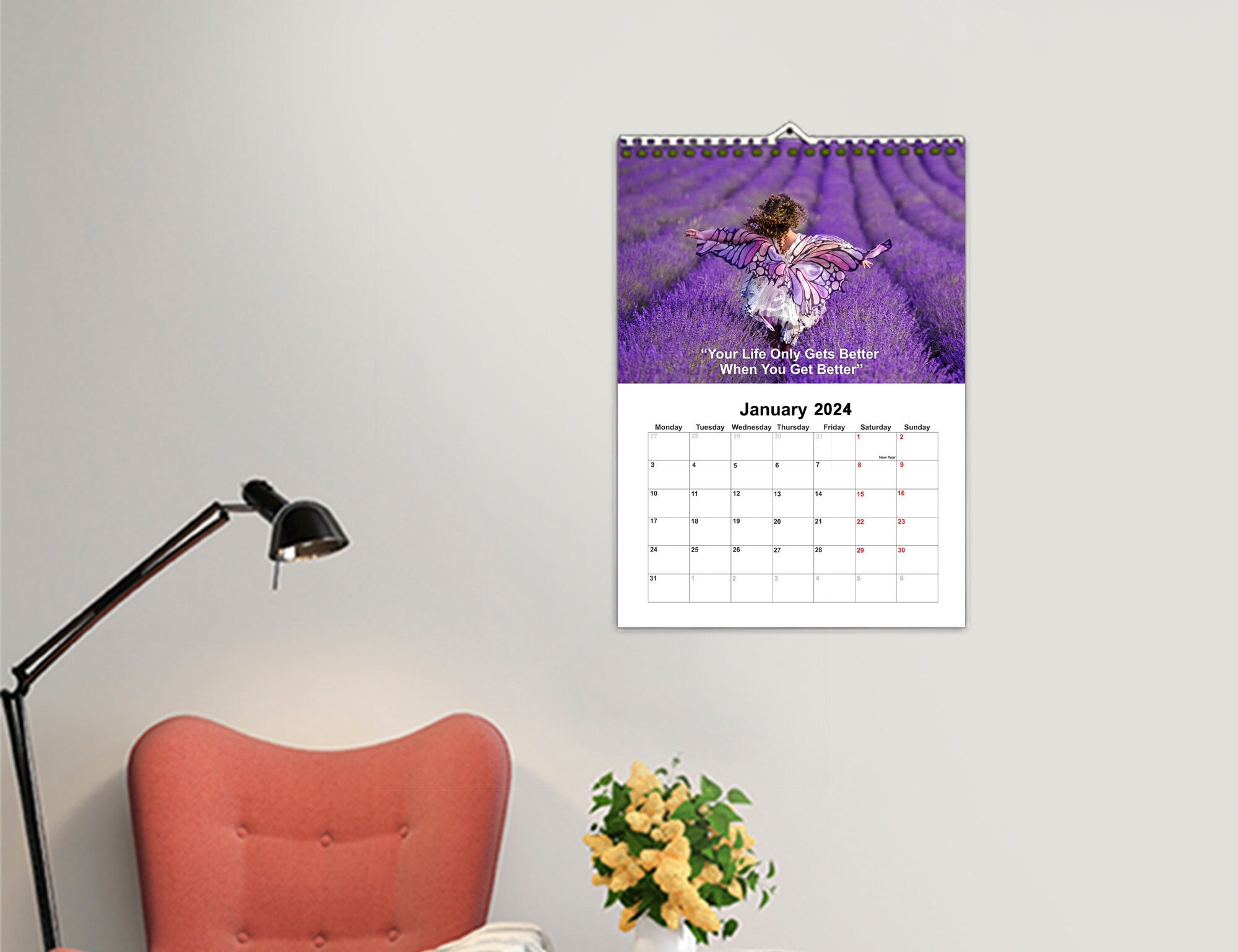 PHOTOJAANIC Wall Calendar 2024 Wall Art Nature & - Etsy