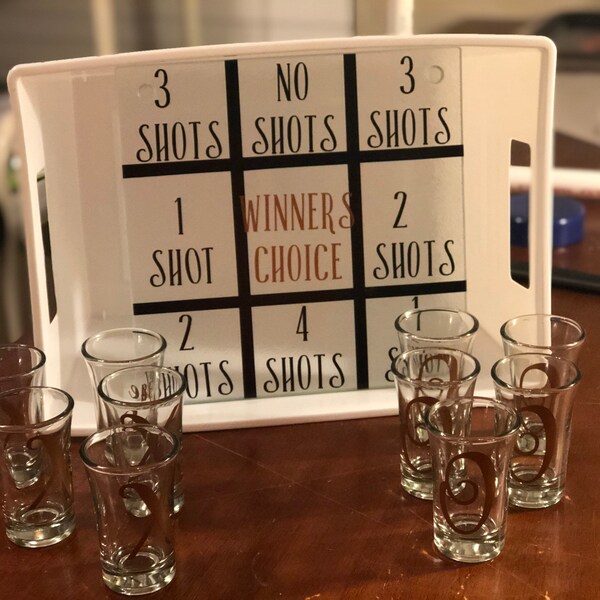 Uno Shot Glass Svg - Etsy