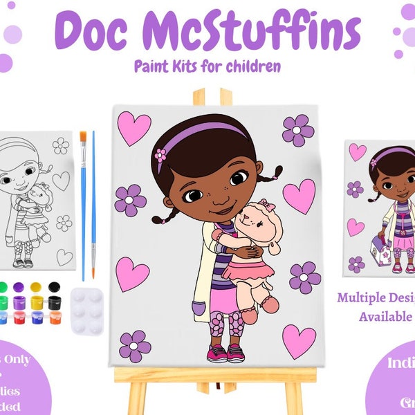 Doc Mcstuffins Painting - Etsy