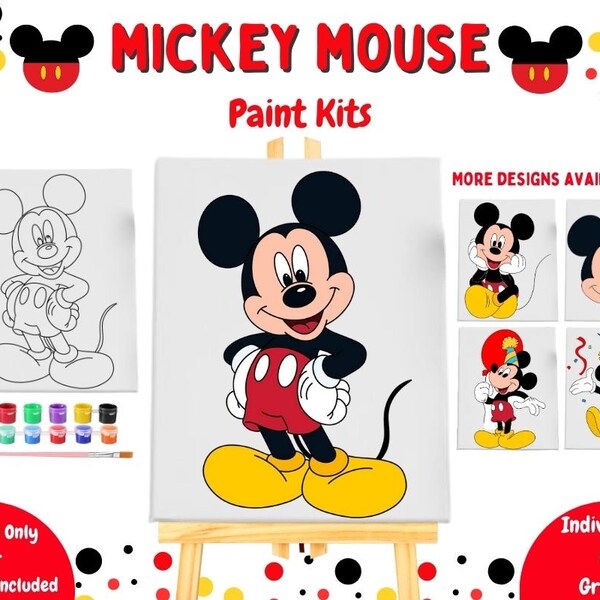 Mickey Mouse Activity Kit - Etsy